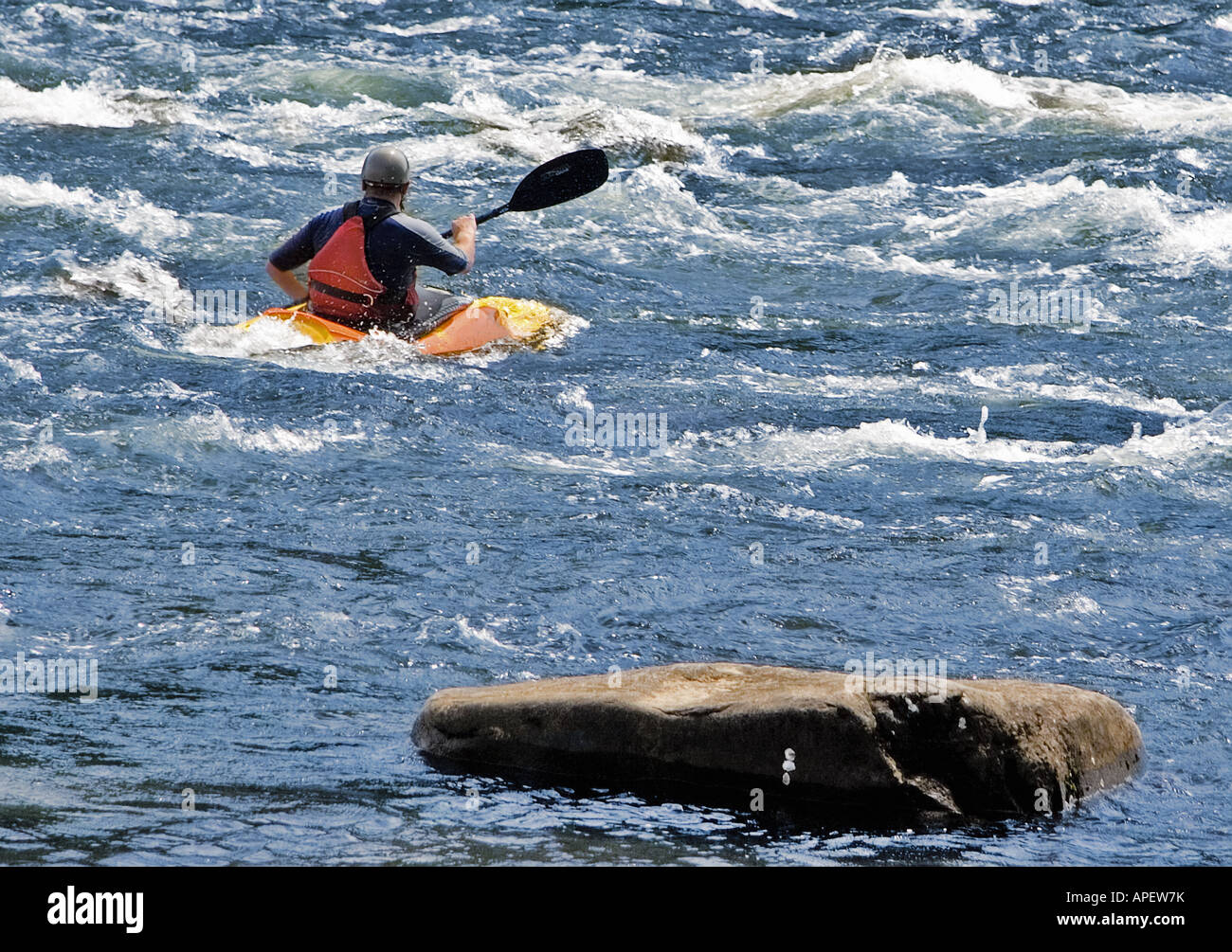 River rowing kayak rivers hi-res stock photography and images - Alamy