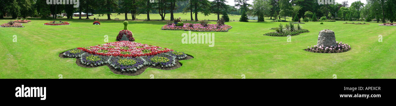 Forres in Bloom floral displays, Grant Park, Forres Stock Photo - Alamy