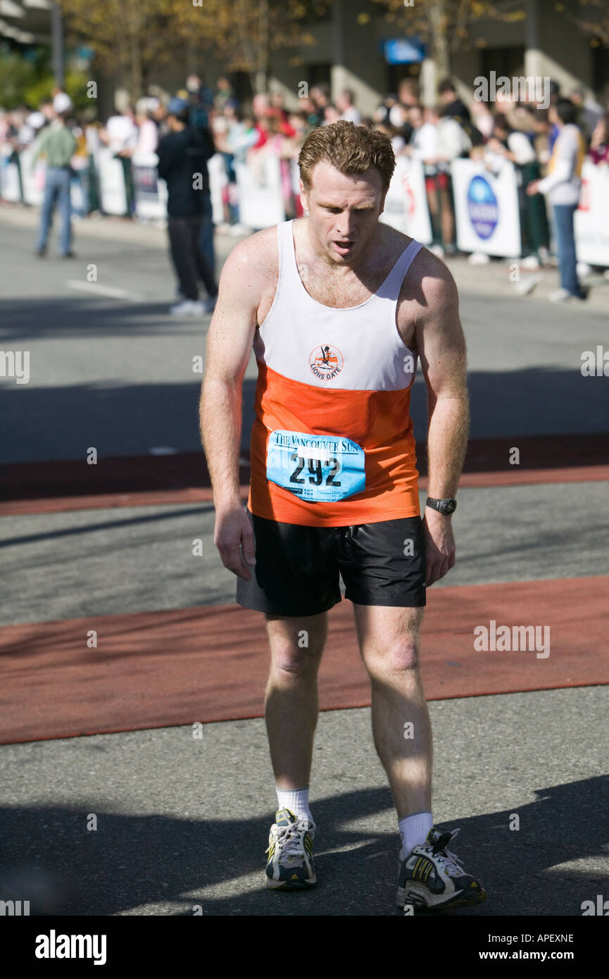Vancouver Sun Fun Run 10km Finish Line Stock Photo - Alamy