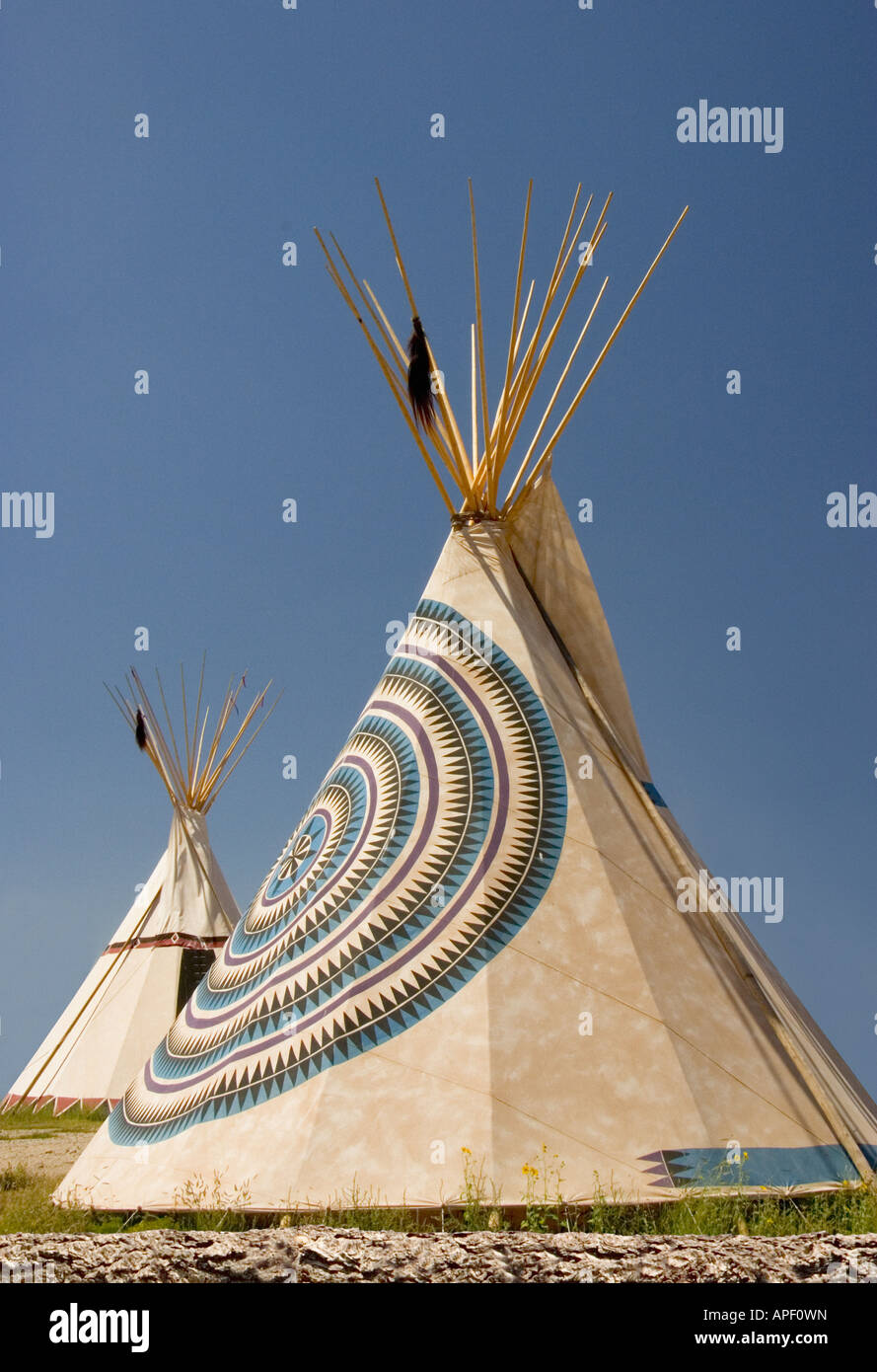 Tepee tepees tipi tipis teepee hi-res stock photography and images - Alamy