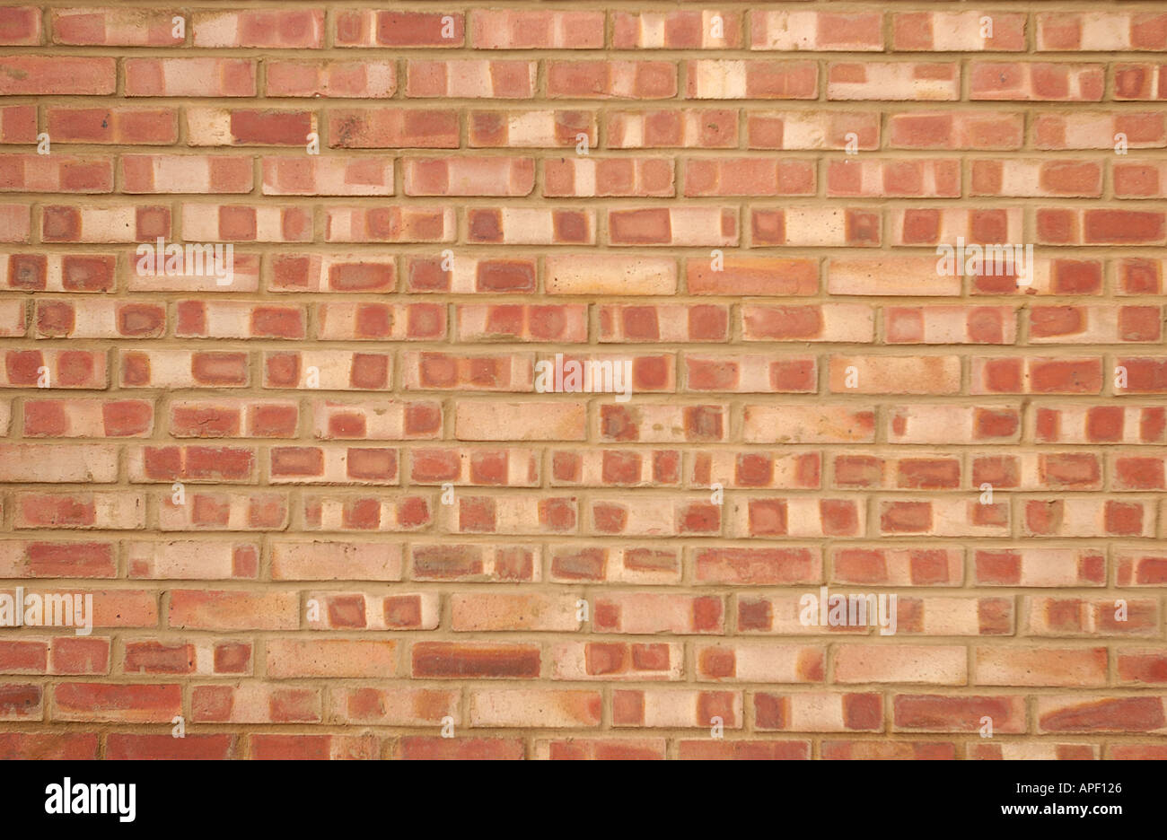 Newly built brick wall Stock Photo - Alamy