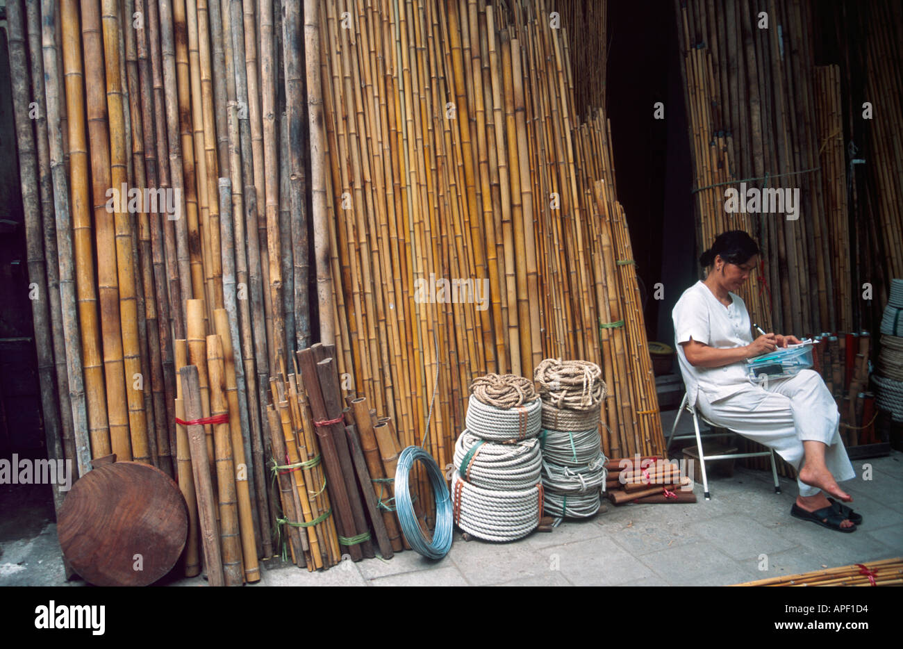 Bamboo merchant hi-res stock photography and images - Alamy