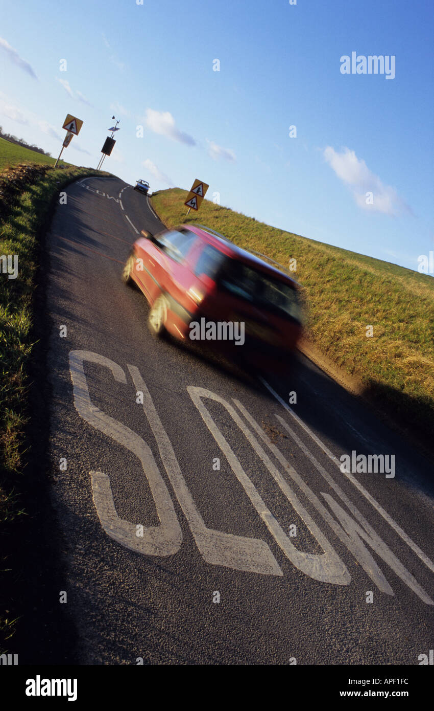 Sharp bend car hi-res stock photography and images - Alamy