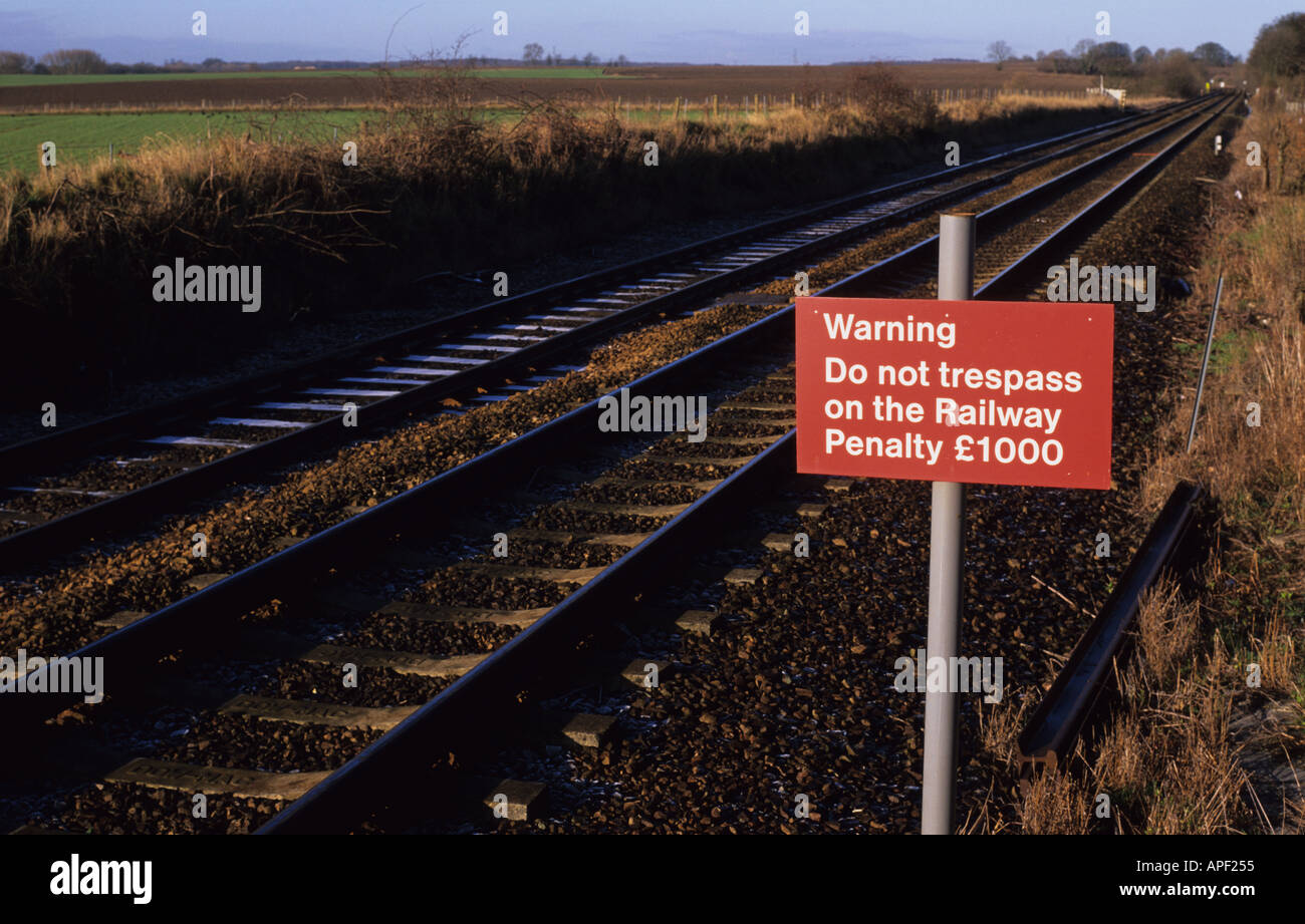 Private railway line hi-res stock photography and images - Alamy