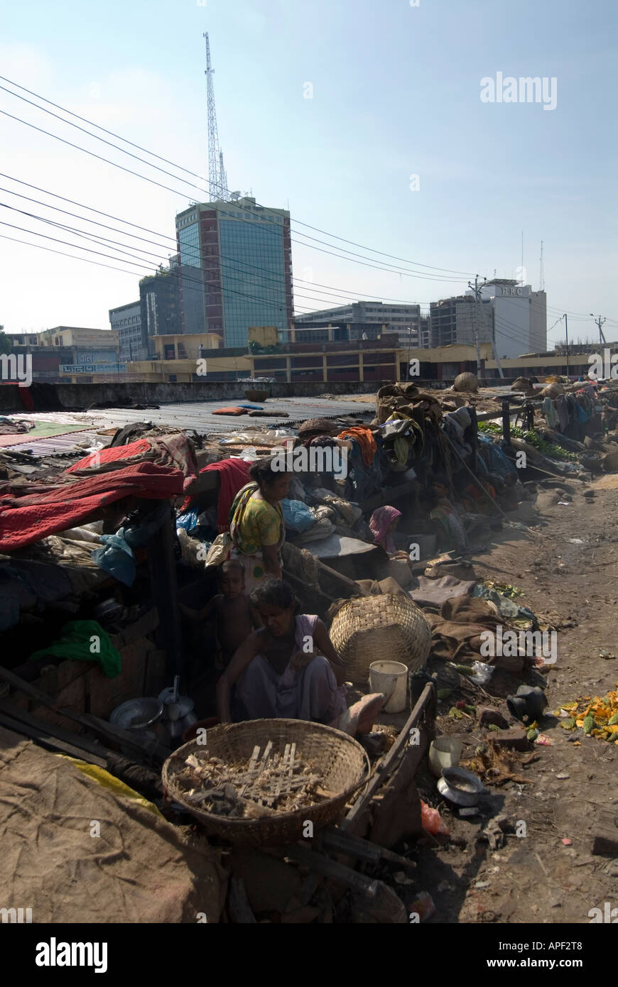 Urban poverty Dhaka Bangladesh PH Dan White Stock Photo - Alamy