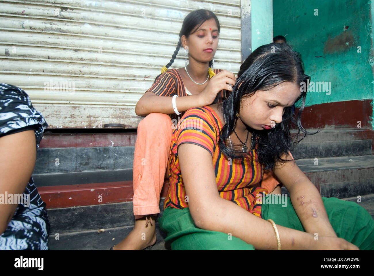 Trafficked ‘chukri’ prostitutes. Tangail. Bangladesh Stock Photo - Alamy