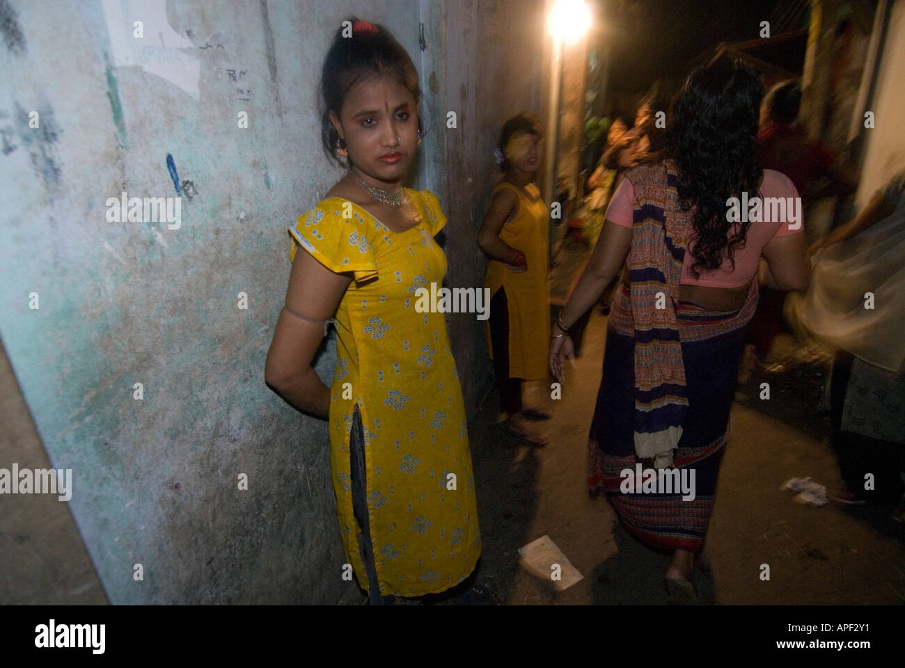 Trafficked ‘chukri’ prostitutes. Tangail. Bangladesh Stock Photo - Alamy