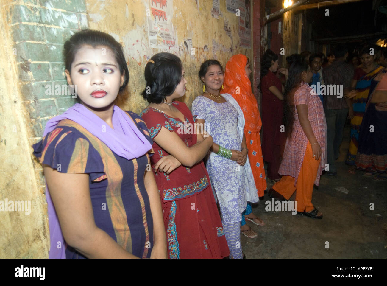 Trafficked ‘chukri’ prostitutes. Tangail. Bangladesh Stock Photo - Alamy