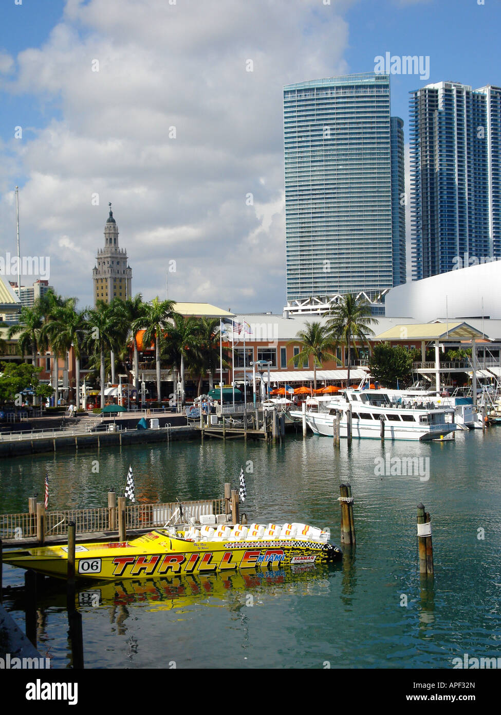 The Bayside area, Miami, Florida, USA Stock Photo - Alamy