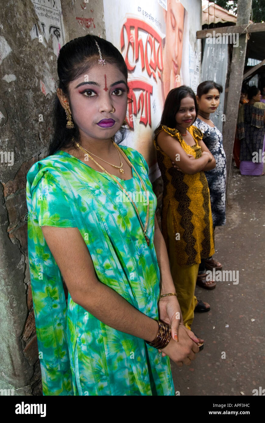 Trafficked ‘chukri’ prostitutes. Tangail. Bangladesh Stock Photo - Alamy