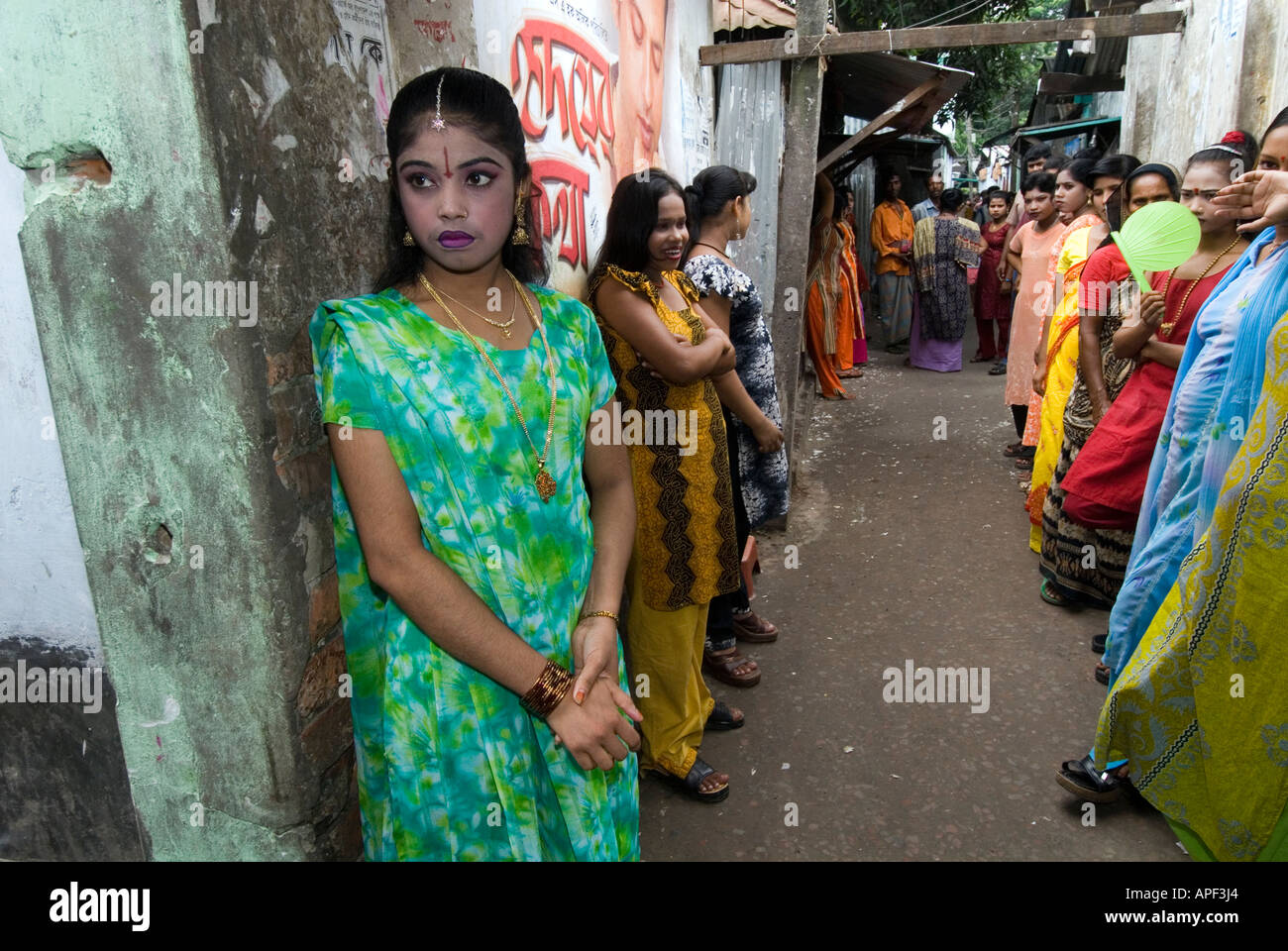 Trafficked ‘chukri’ prostitutes. Tangail. Bangladesh Stock Photo - Alamy