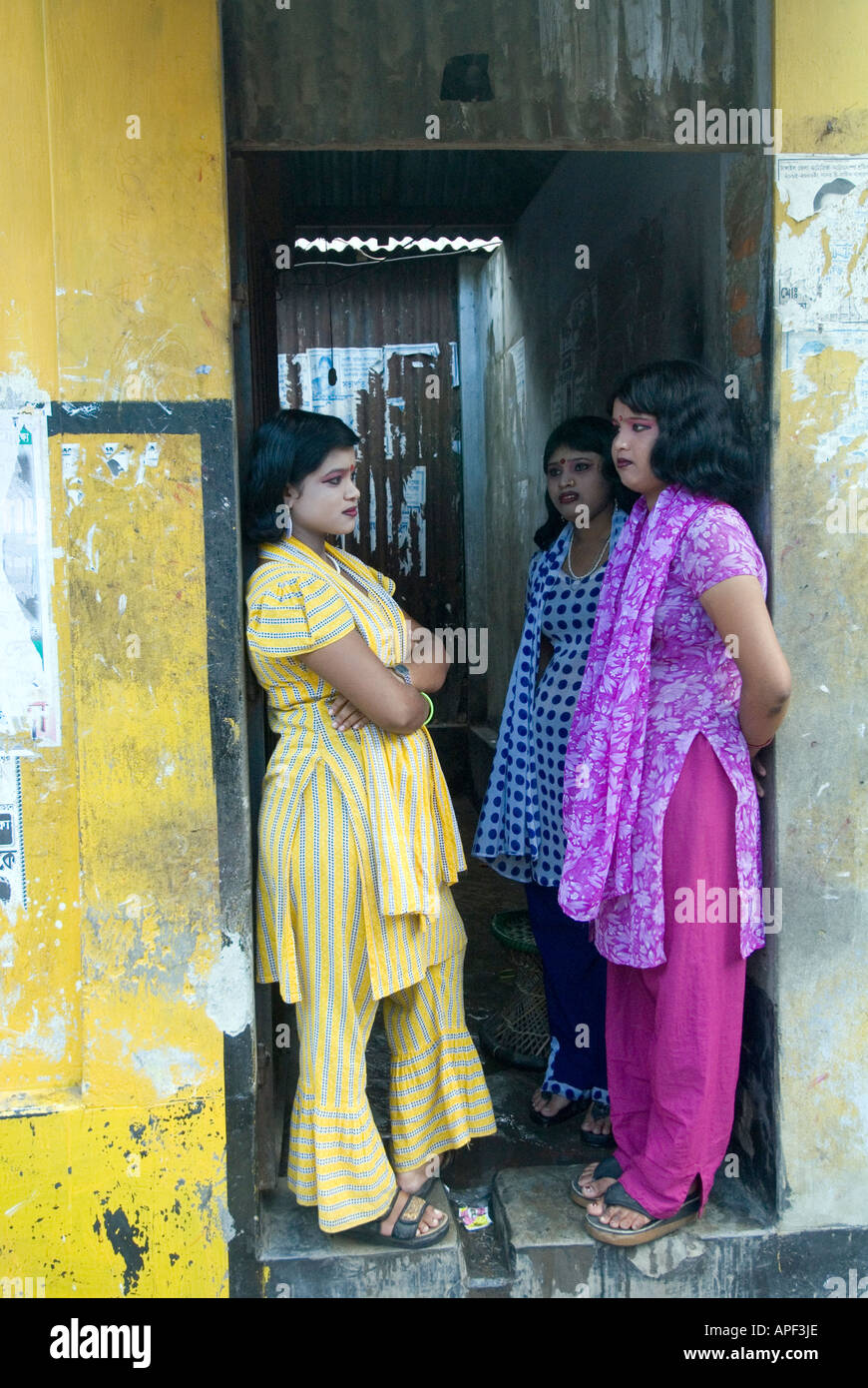 Trafficked ‘chukri’ prostitutes. Tangail. Bangladesh Stock Photo - Alamy