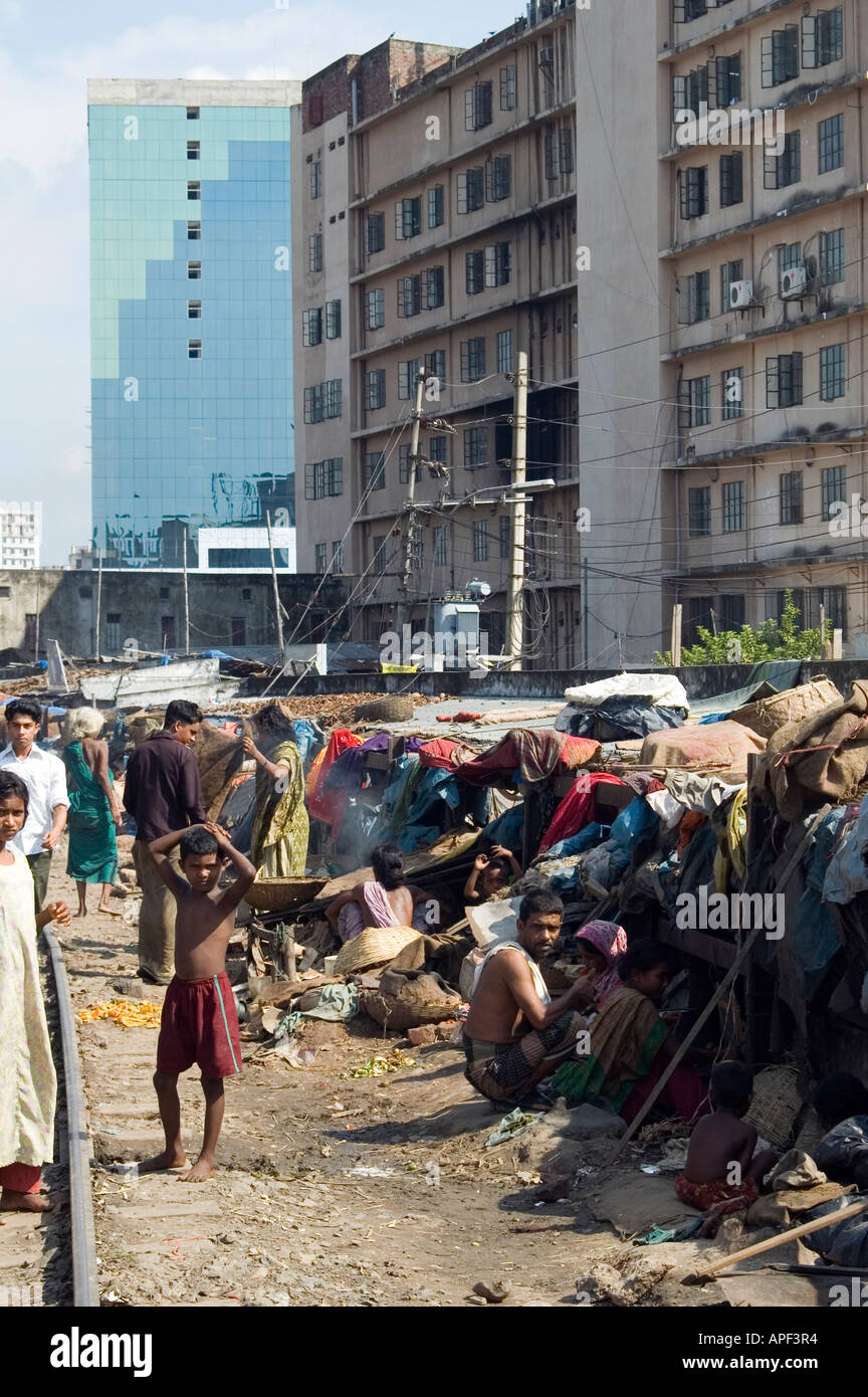 Urban Poverty Dhaka Bangladesh Stock Photo - Alamy