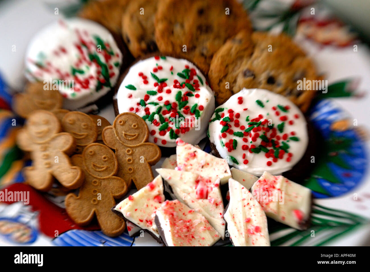 Holiday still life. Holiday cookies. Property released Stock Photo - Alamy