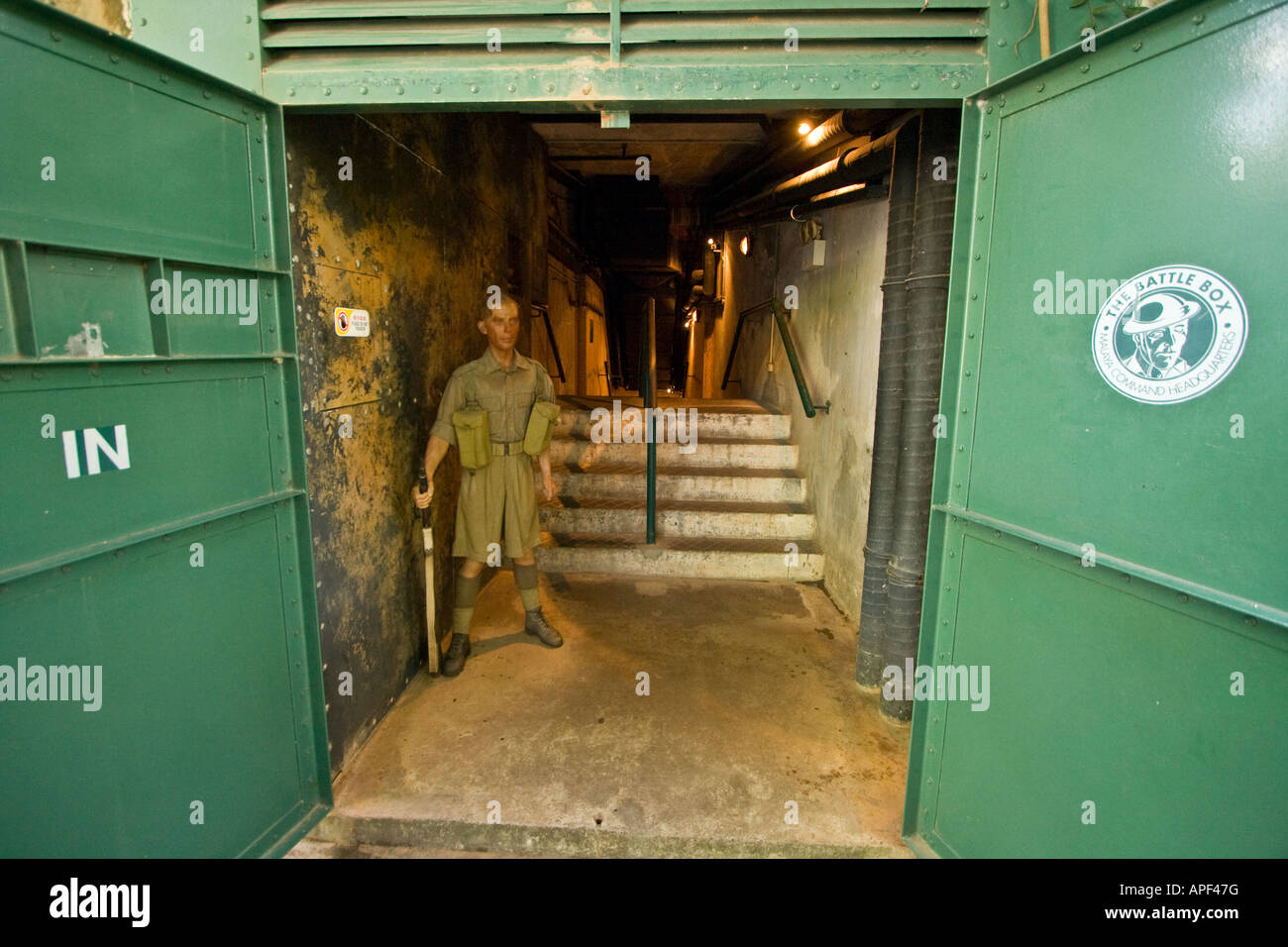 Battle Box WWII Malaya Singapore Command Centre Fort Canning Singapore ...