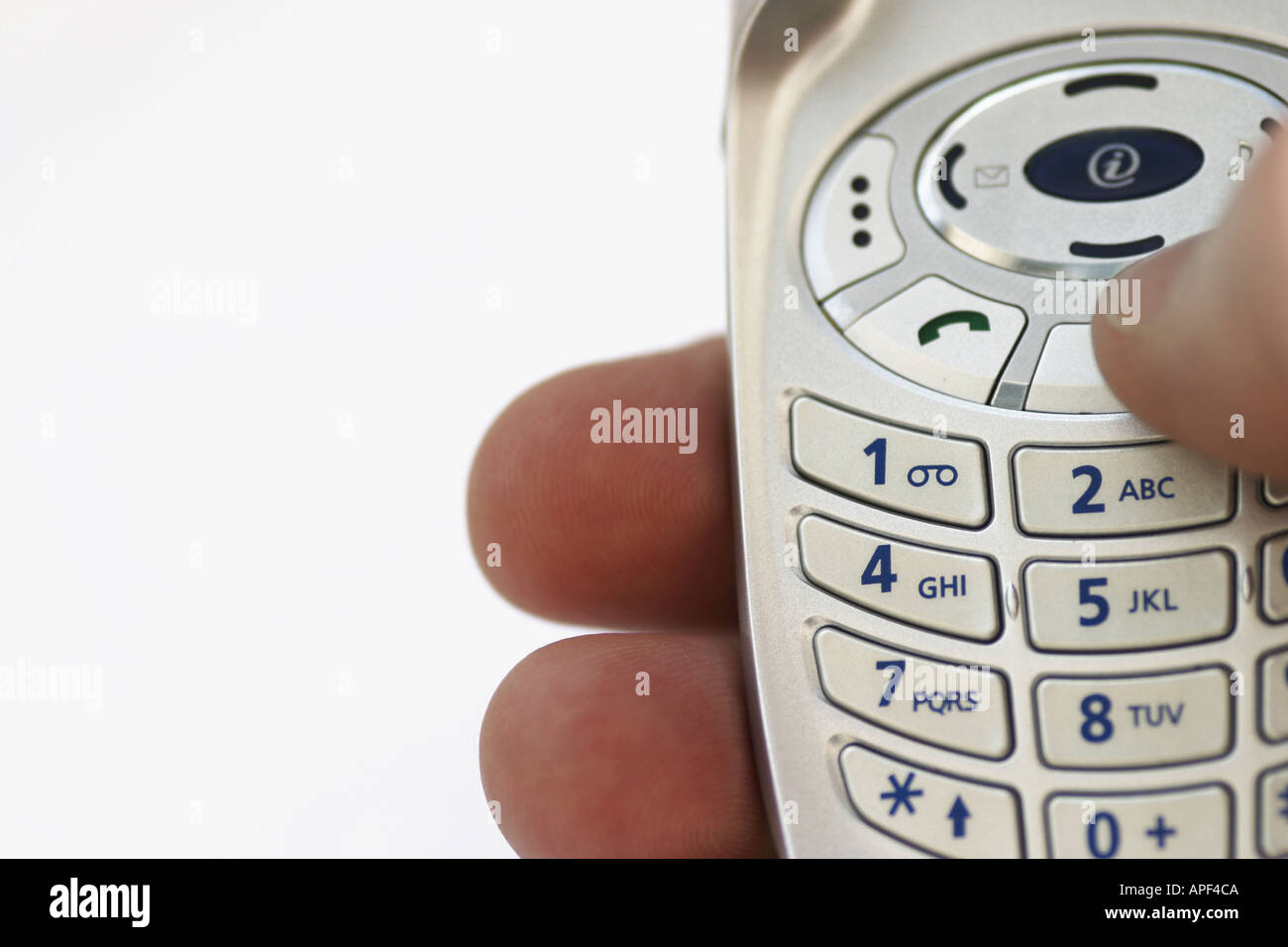 old mobile phone contact keypad fingers Stock Photo - Alamy