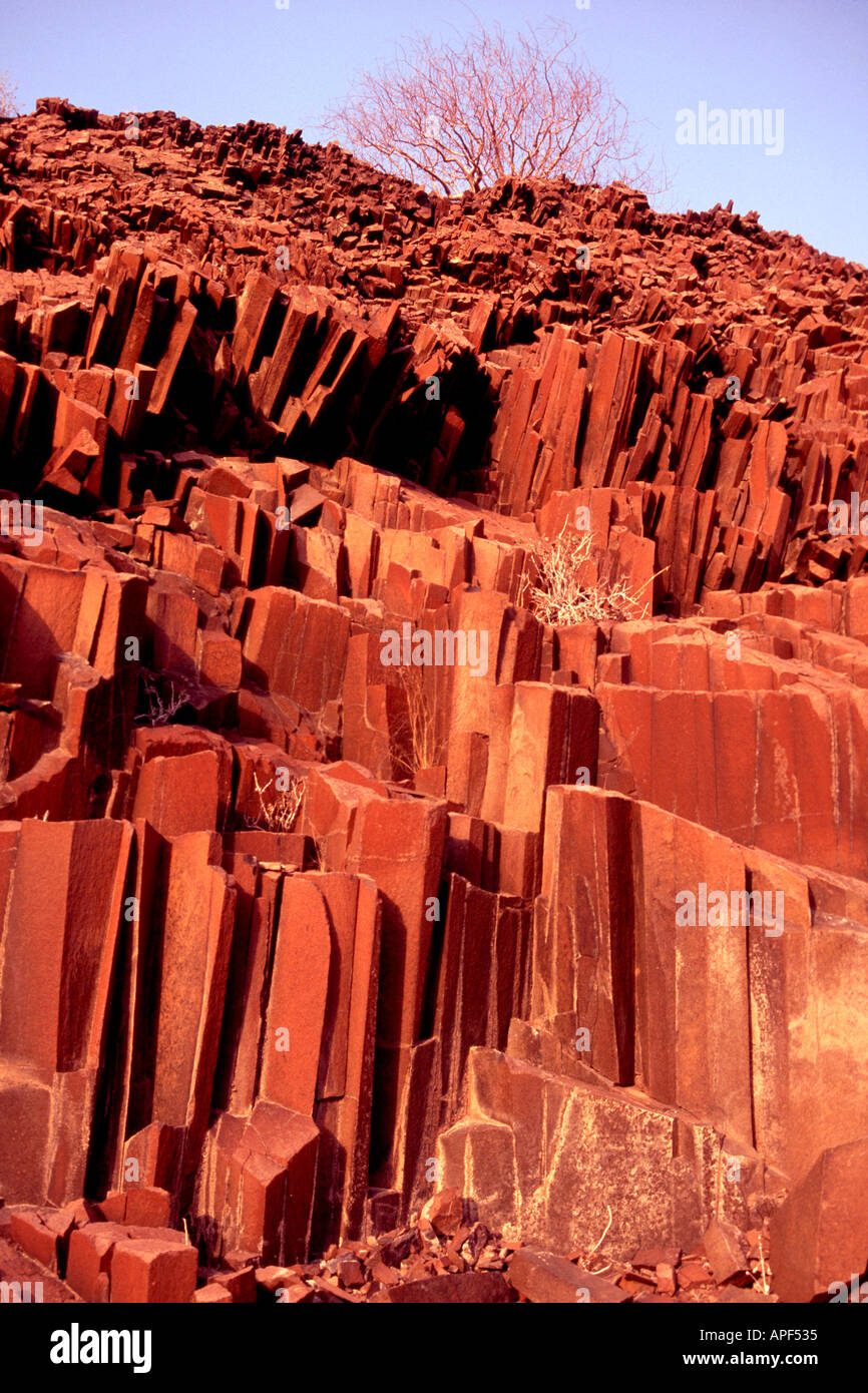 The Organ Pipes, a geological formation of dolerite columns near ...