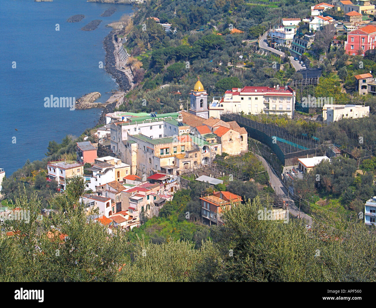 Marina della Lobra Sorrento Italy Stock Photo - Alamy