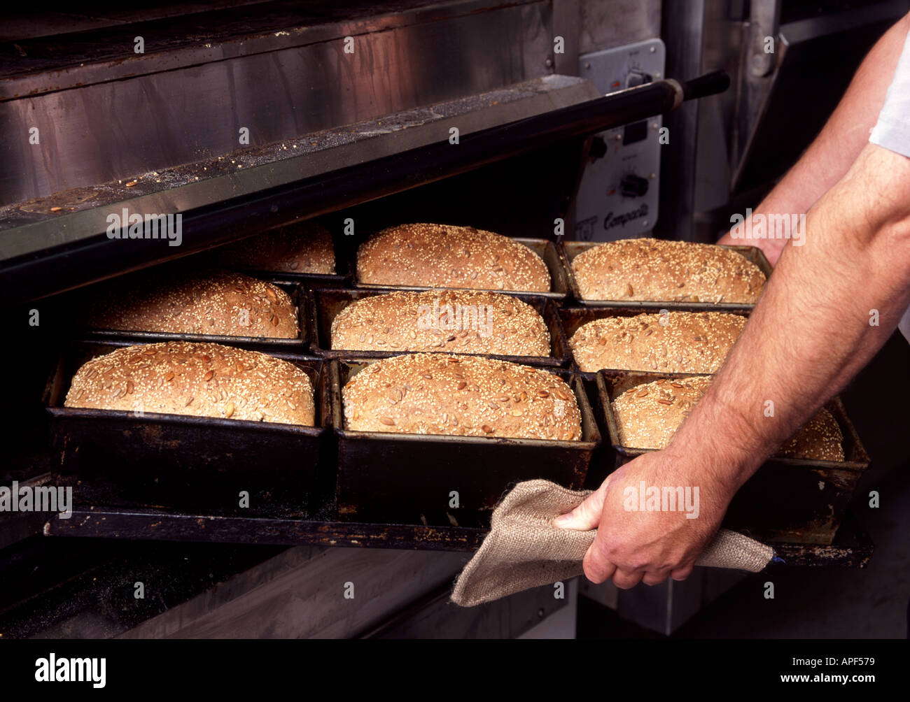BAKING BREAD ENGLAND UK Stock Photo - Alamy