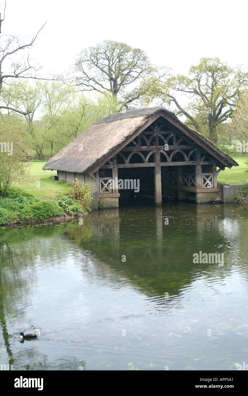 The Boathouse at Warwick Castle Warwickshire England United Kingdom UK ...