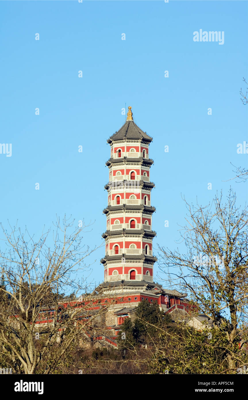 pagoda on the grounds of Yuquan mountain Haidian district Beijing China ...