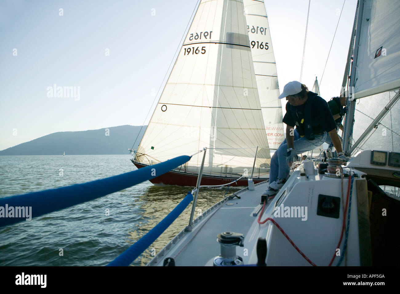 Sailing and Crew Stock Photo - Alamy