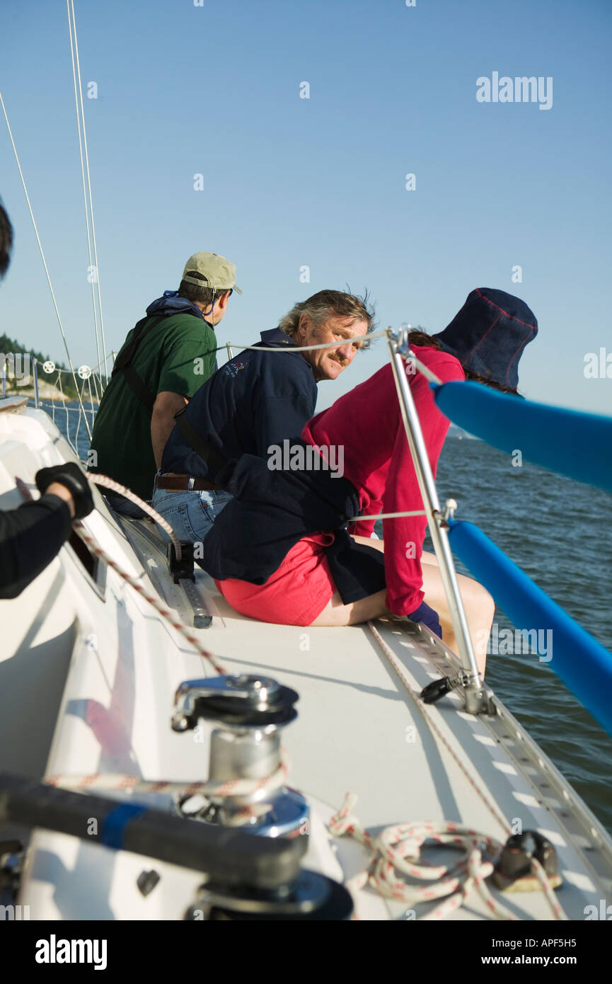 Sailing and Crew Stock Photo - Alamy