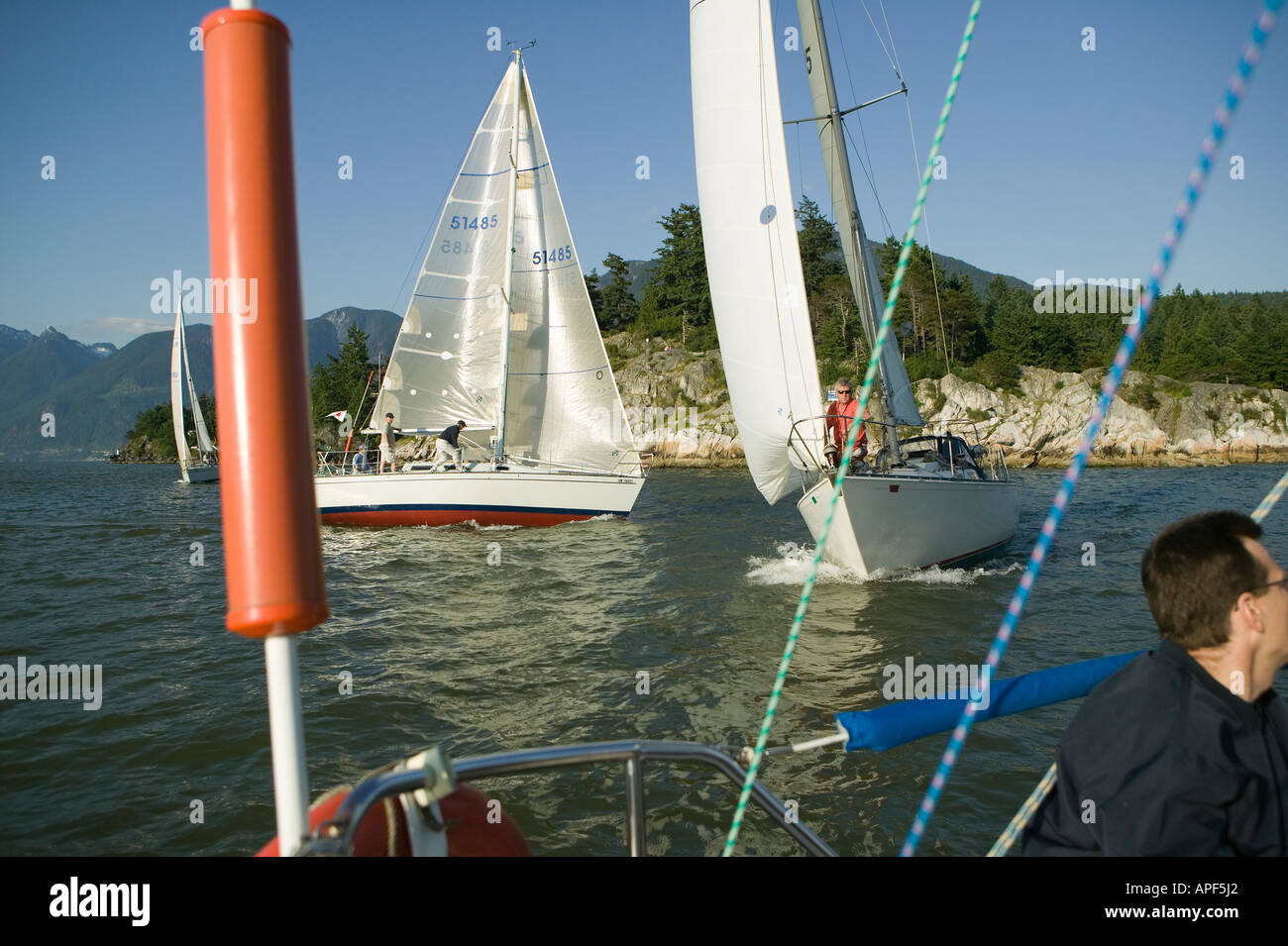 Sailing and Crew Stock Photo - Alamy
