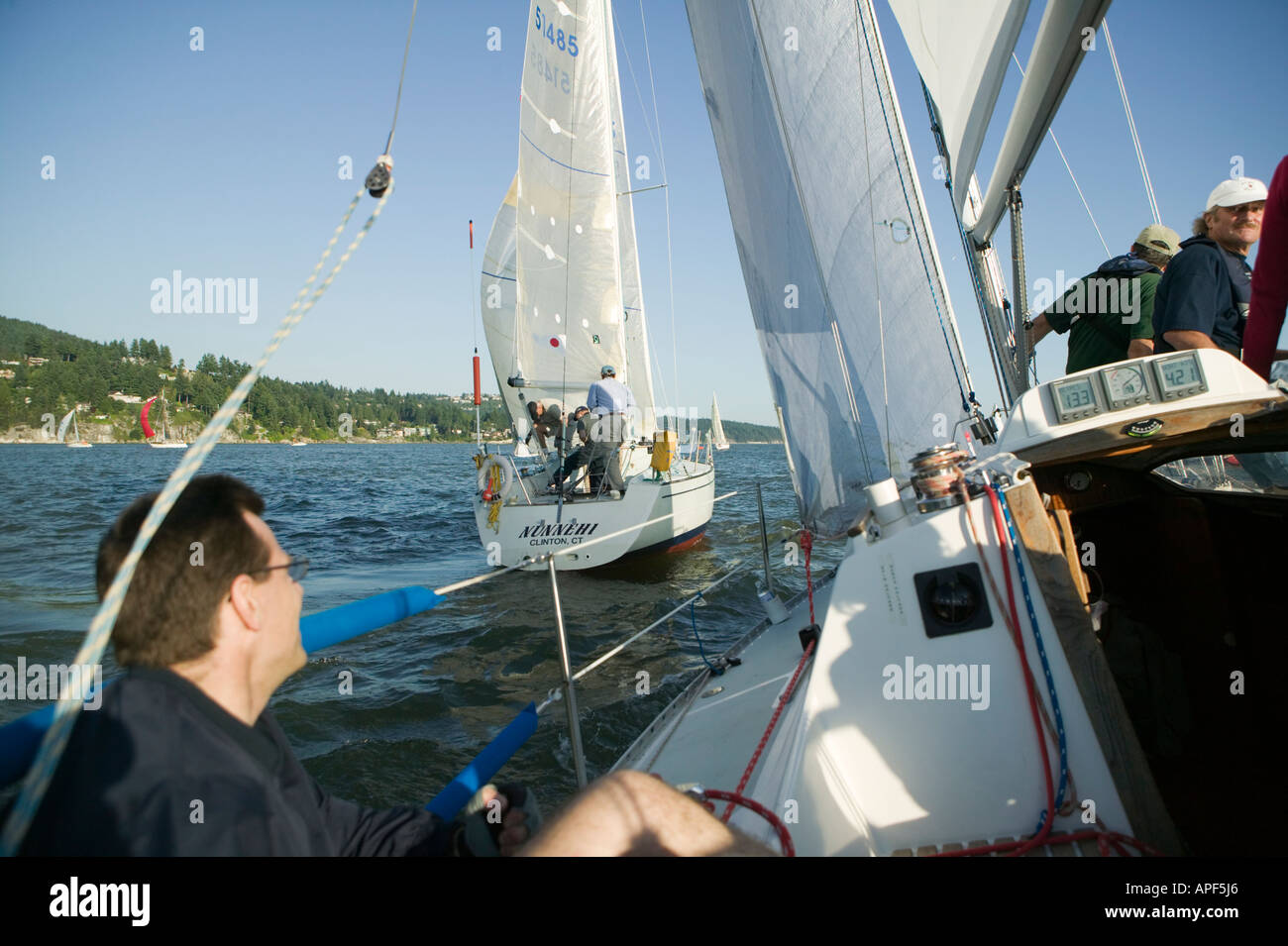 Sailing and Crew Stock Photo - Alamy