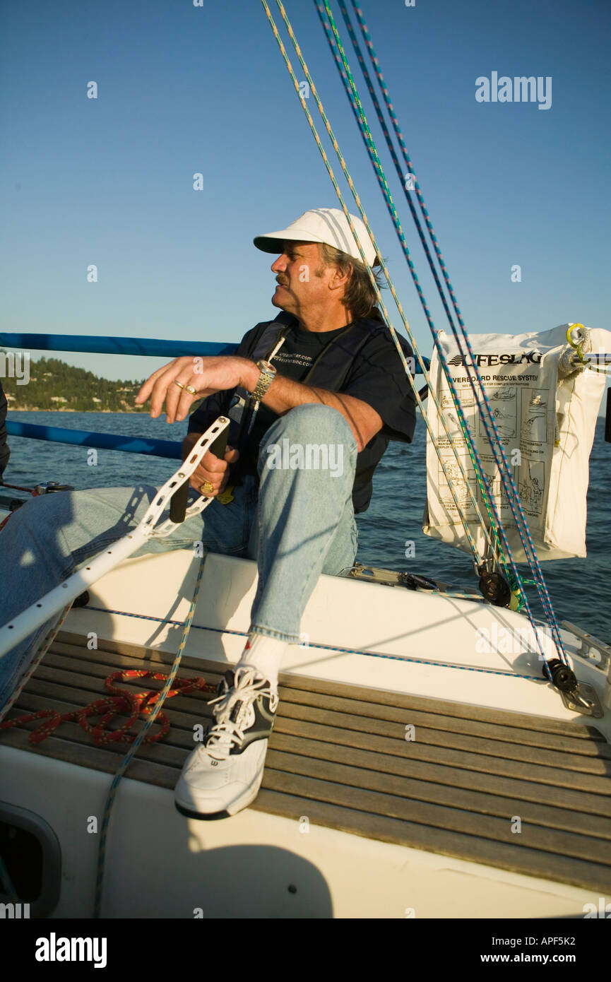 Sailing and Crew Stock Photo - Alamy