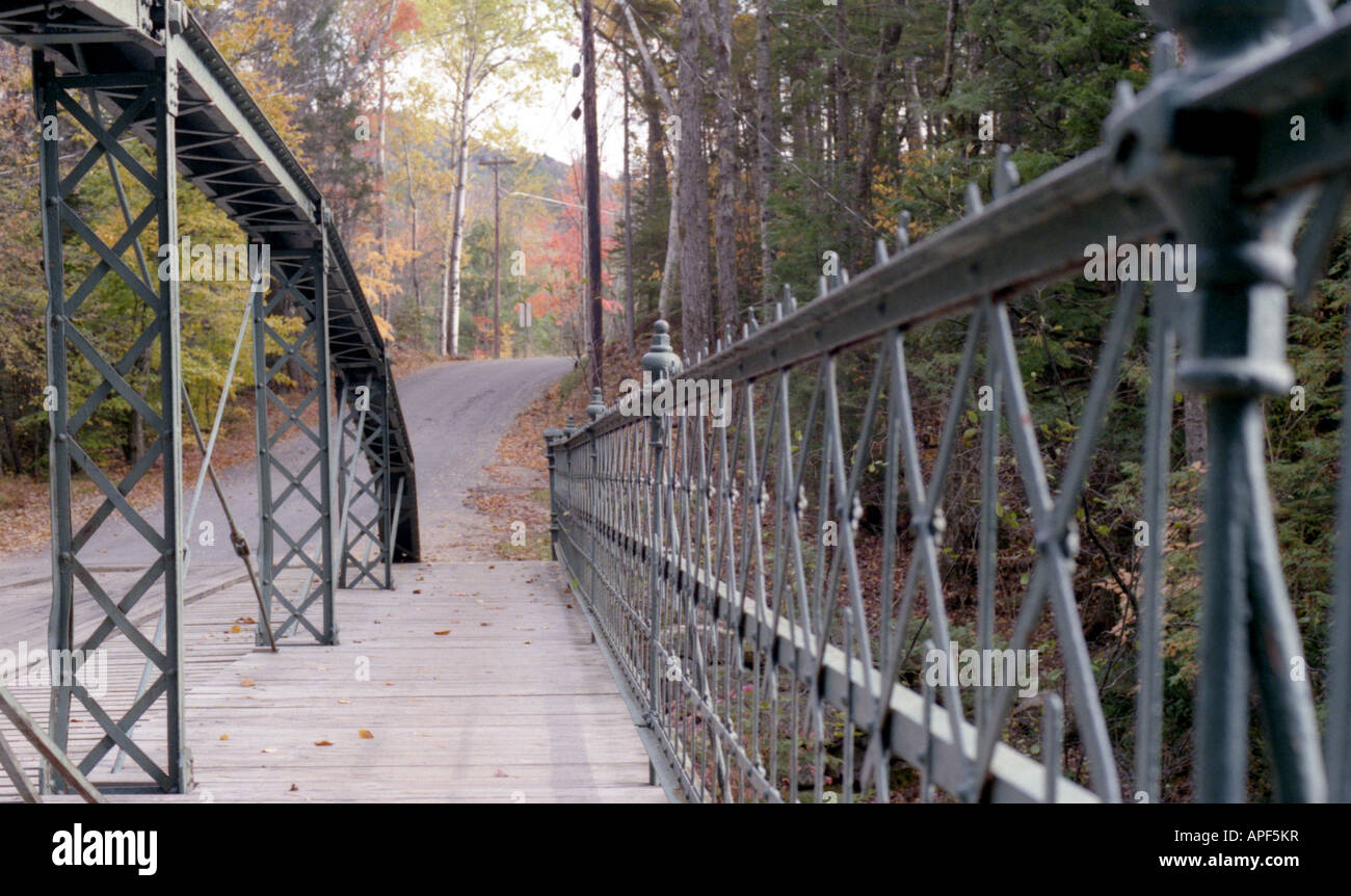 Bridge over the Ellis River in Jackson, NH, USA Stock Photo - Alamy
