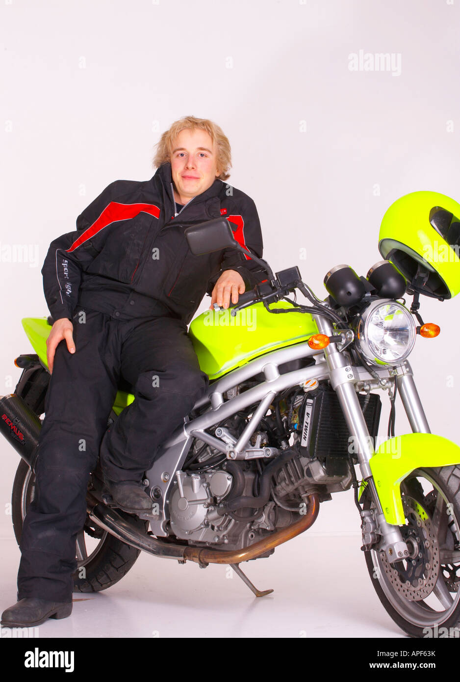 biker on white background Stock Photo - Alamy