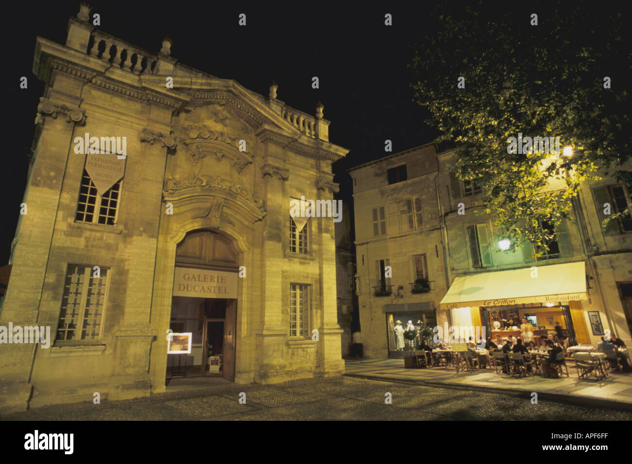 France Avignon street scene Stock Photo - Alamy