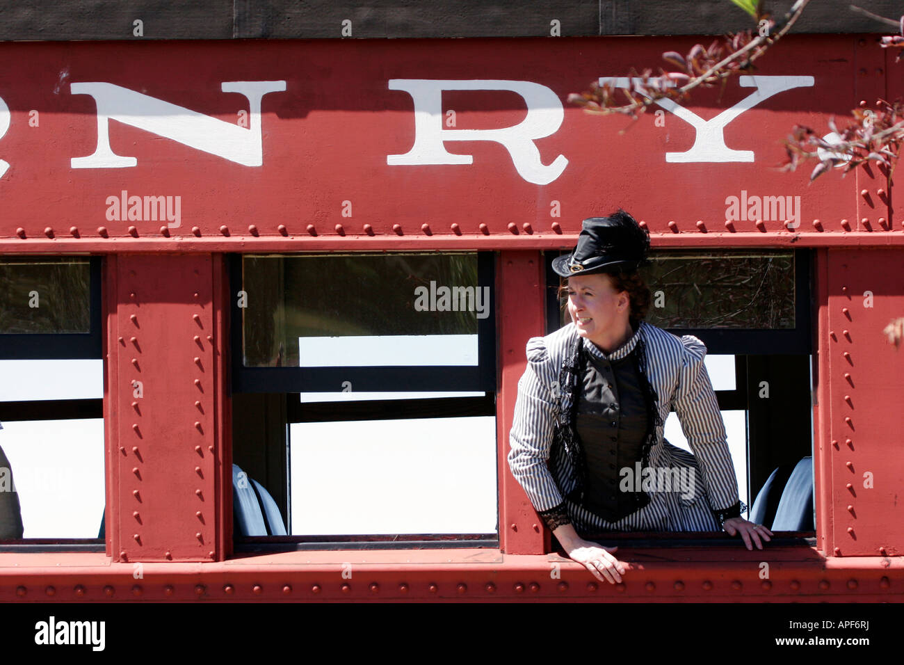 Passenger train 1800s hi-res stock photography and images - Alamy
