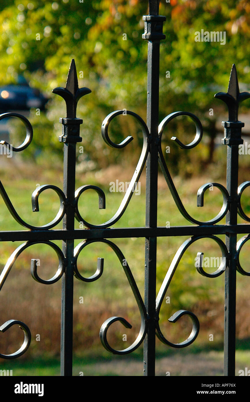 Suburban gate hi-res stock photography and images - Alamy