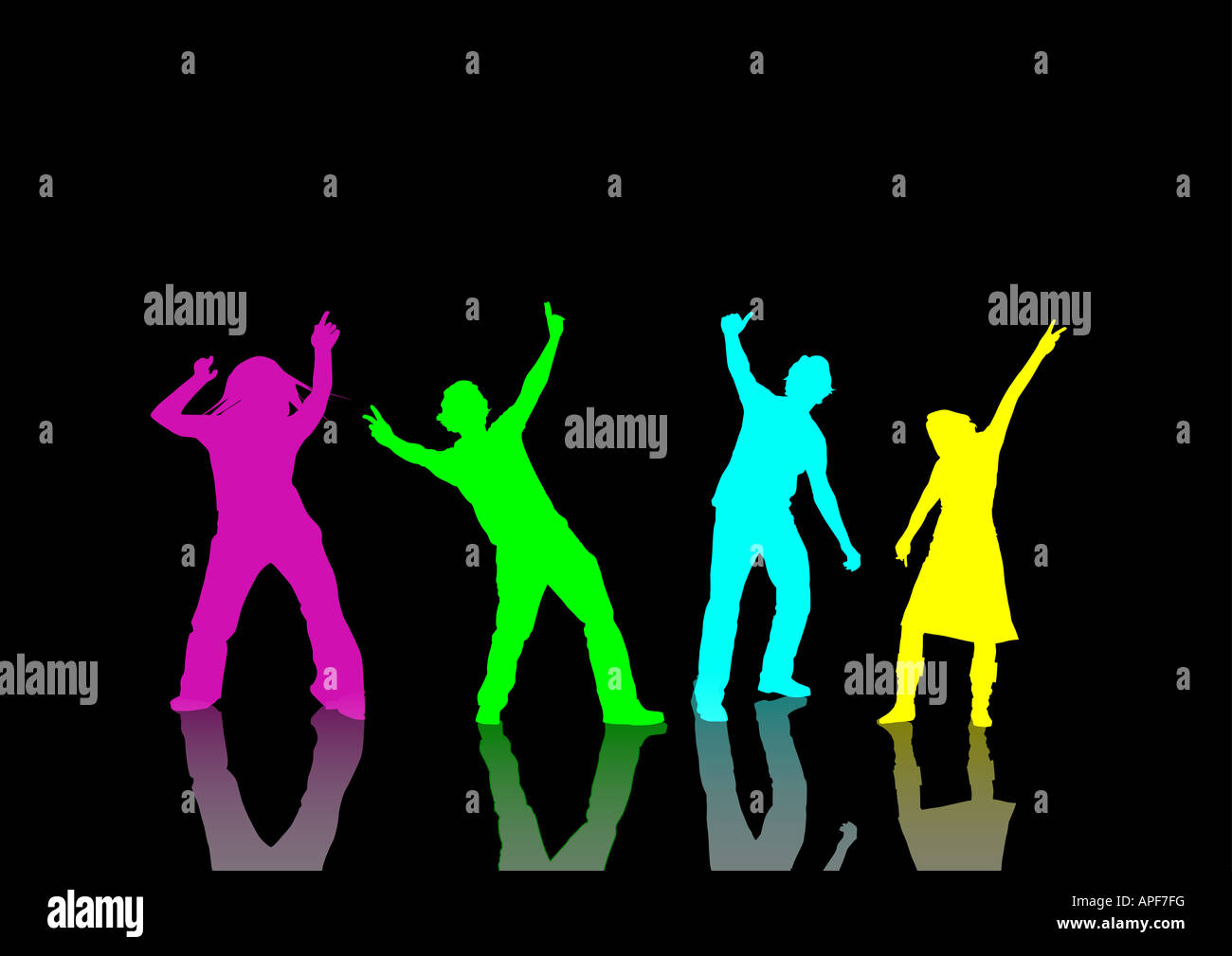 happy people dancing at a party Stock Photo - Alamy