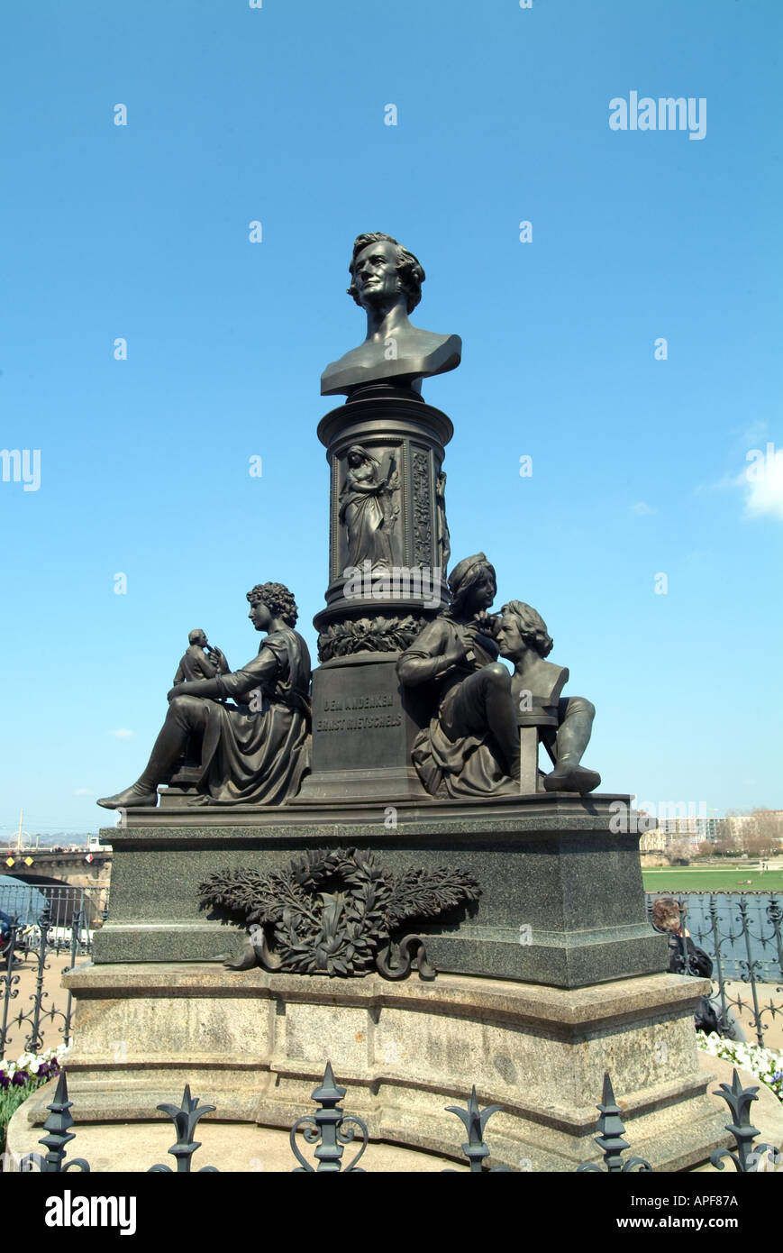 Statue in Dresden Germany Stock Photo - Alamy