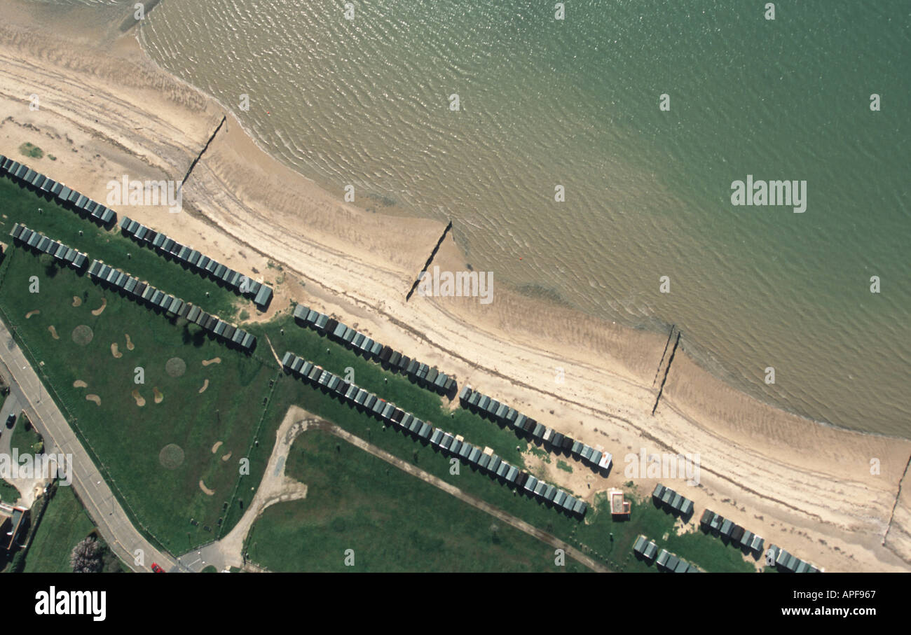 Shoreline groynes aerial hi-res stock photography and images - Alamy