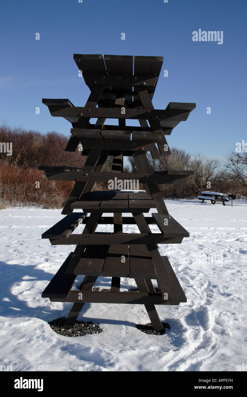 Twin Lights State Park during the winter months Located in Cape ...