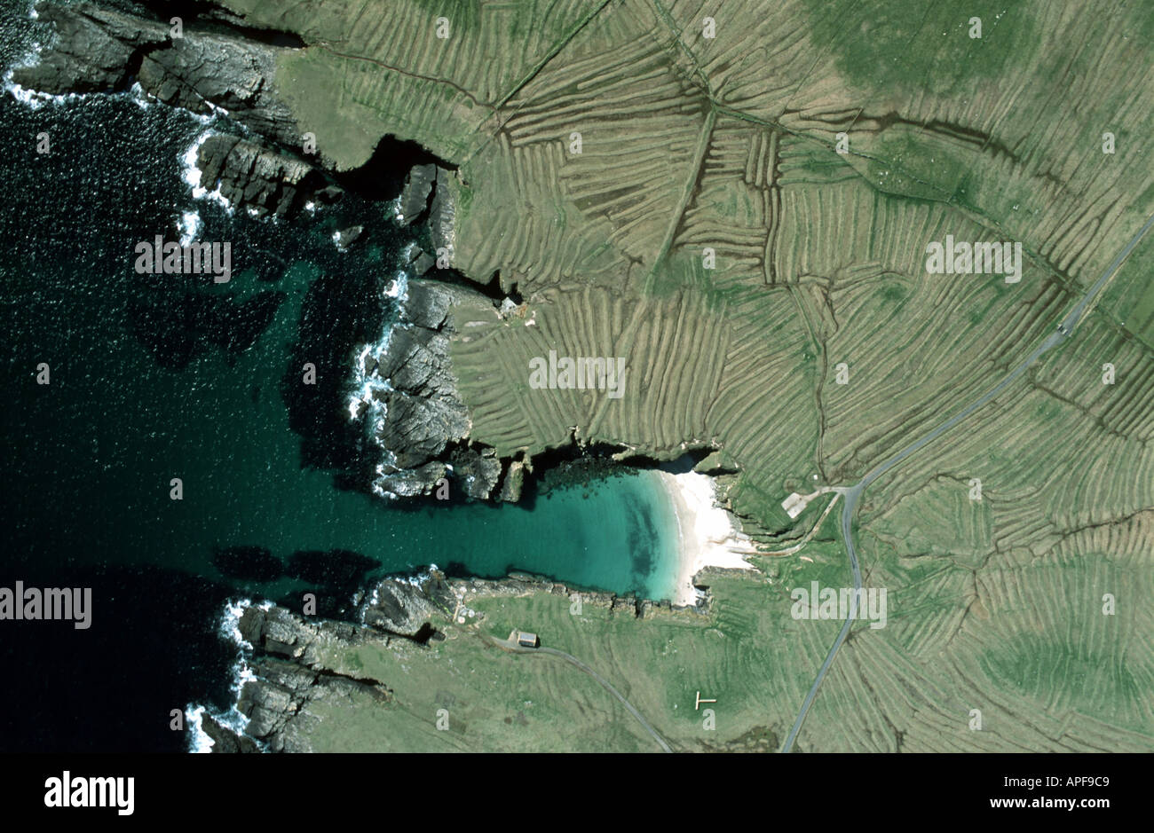 Small secluded beach in the Outer Hebrides Stock Photo - Alamy