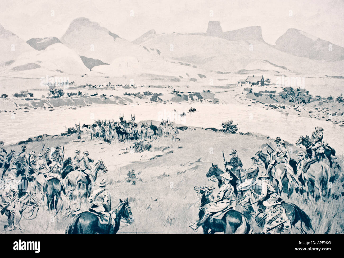 South African General Christiaan Frederick Beyers' troops surrender at ...