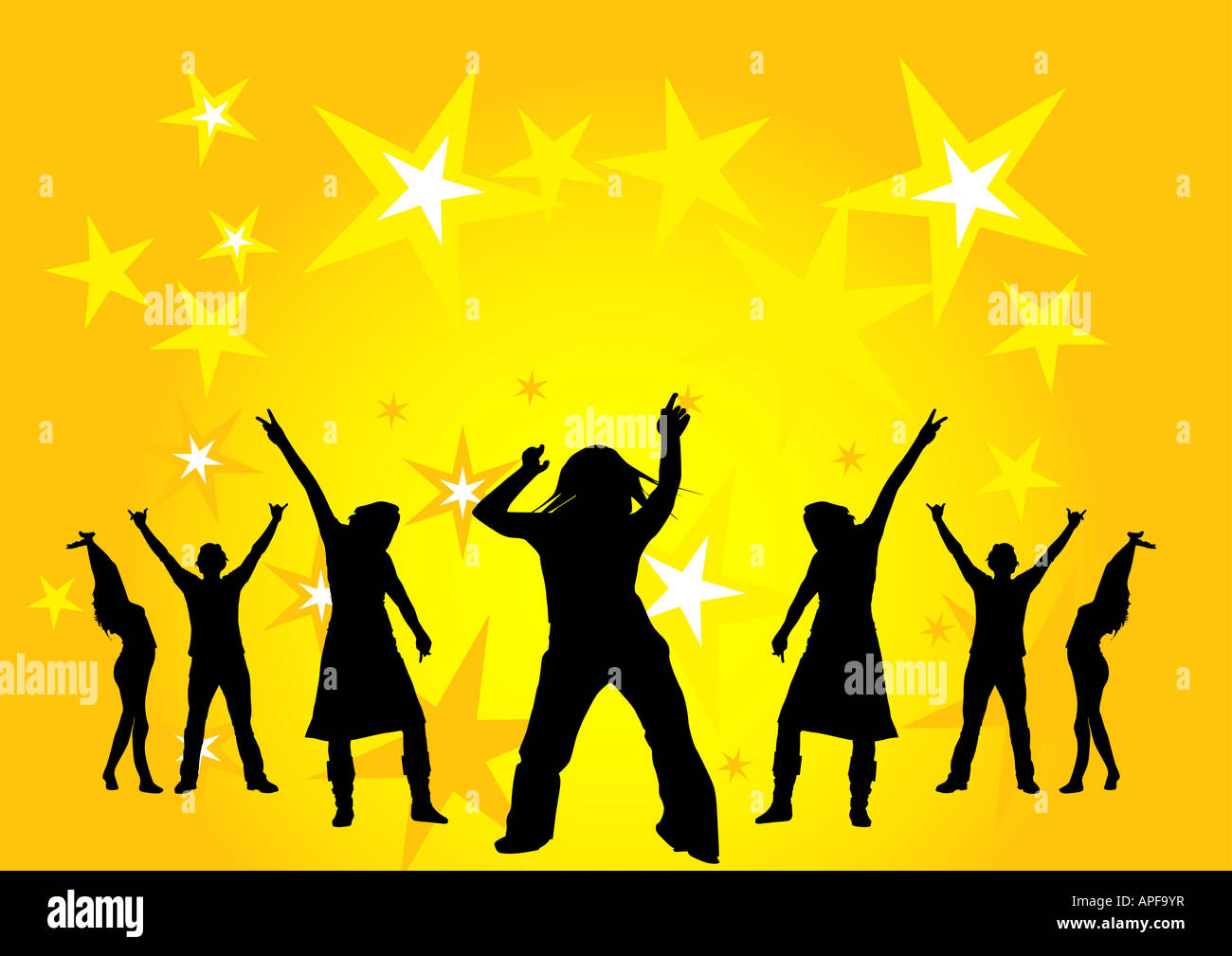 happy people dancing at a party Stock Photo - Alamy