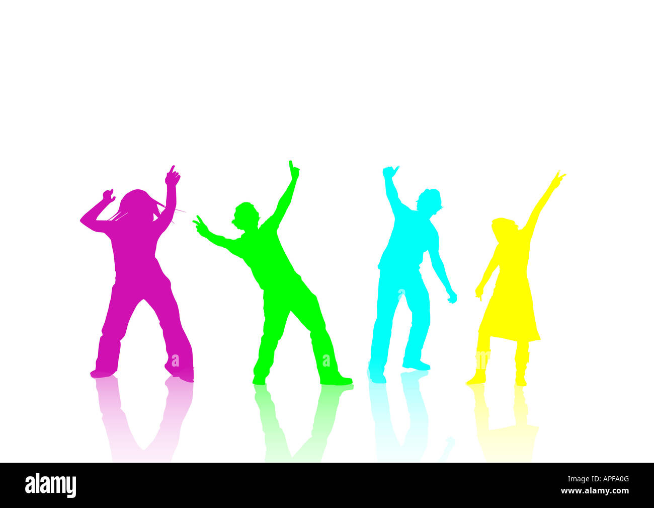 happy people dancing at a party Stock Photo - Alamy