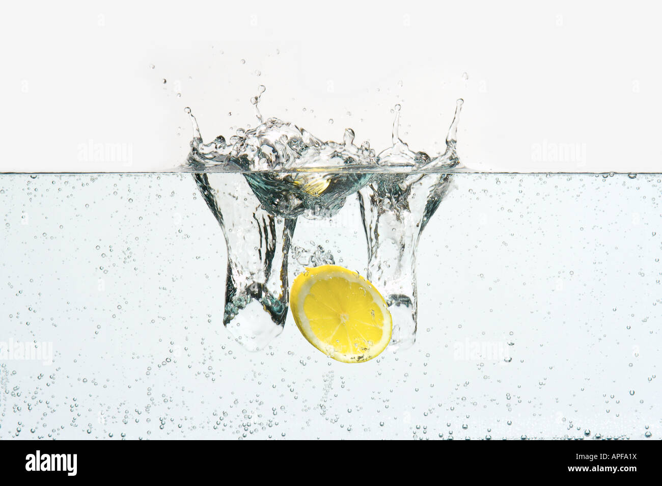 Ice drop with water splash hi-res stock photography and images - Alamy