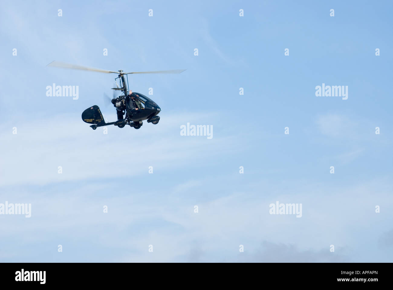 A gyro copter at the 2008 U.S. Sport Aviation Expo Stock Photo - Alamy