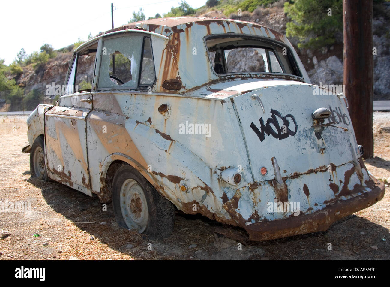 Austin car abandoned hi-res stock photography and images - Alamy