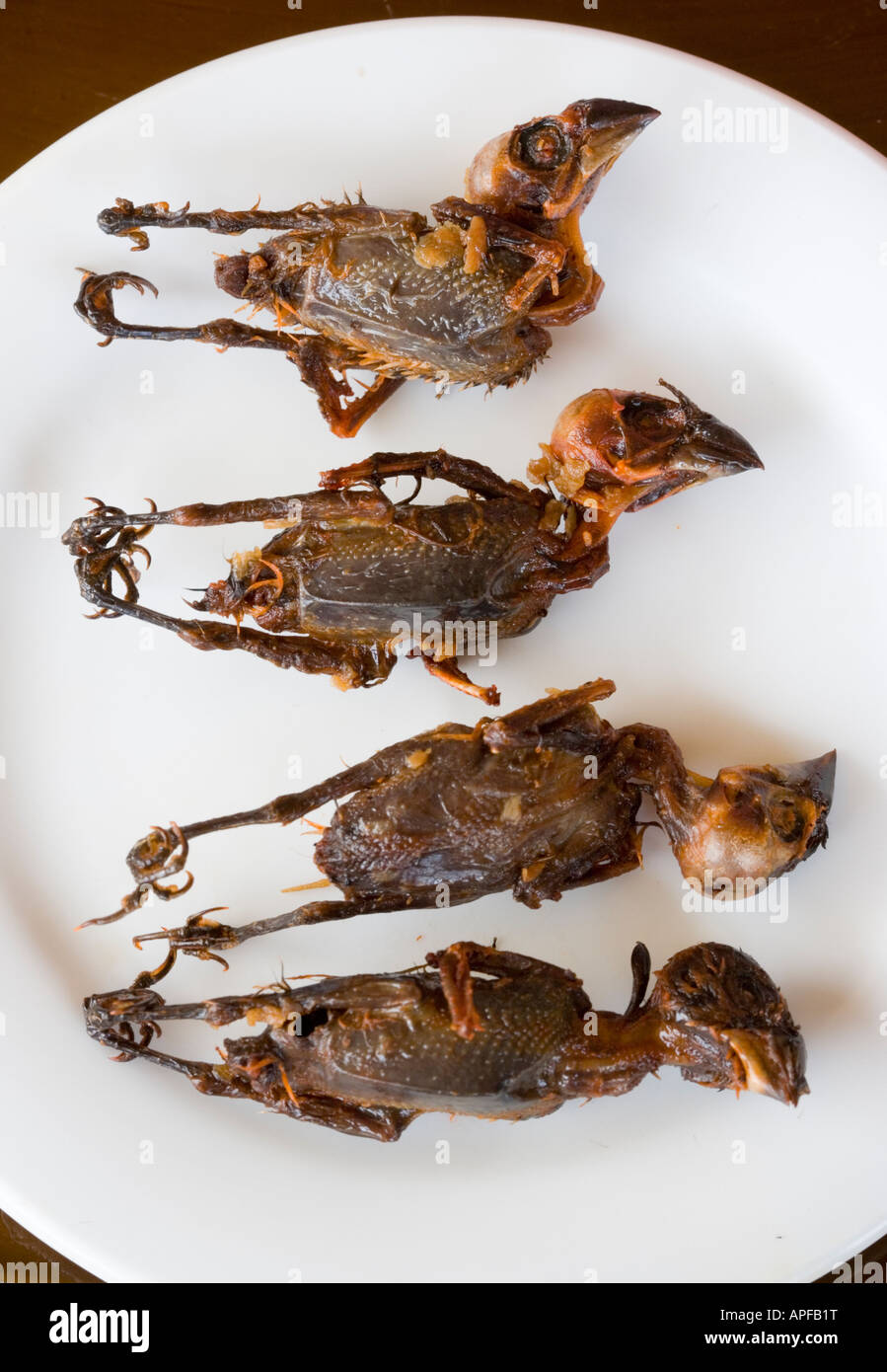 Fried Sparrows Phnom Penh Cambodia Stock Photo - Alamy