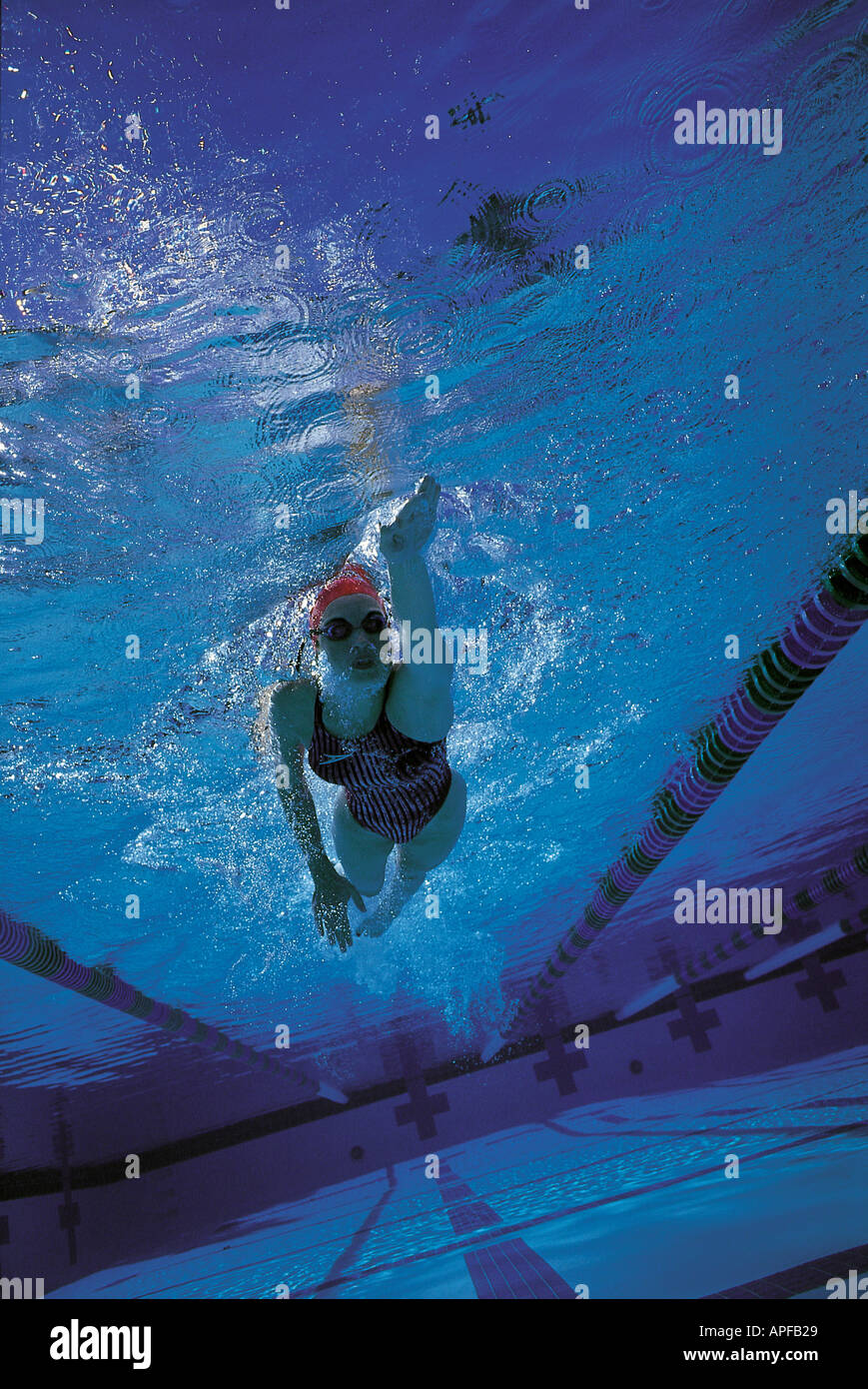 Freestyle swimming woman hi-res stock photography and images - Alamy