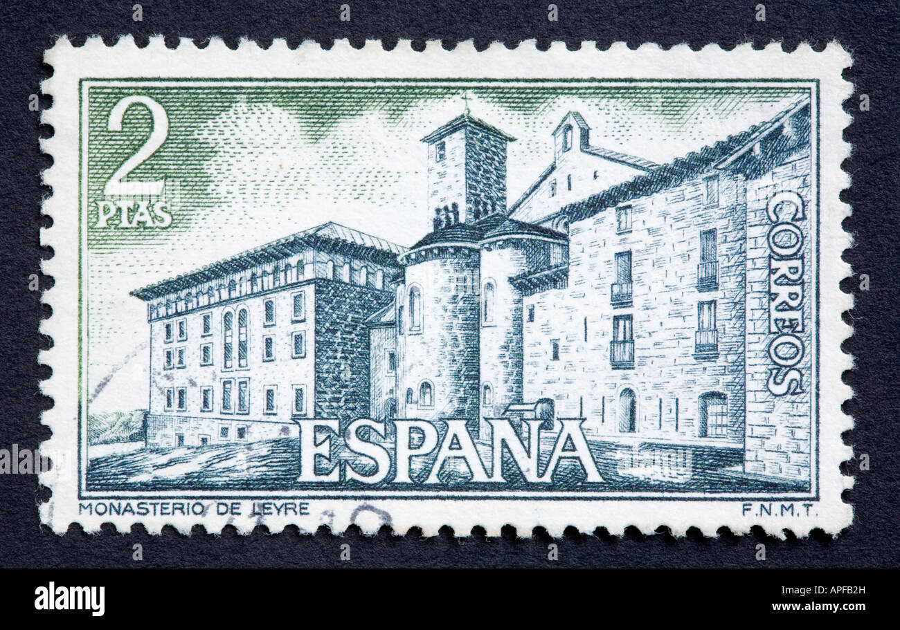 Spanish postage stamp Stock Photo - Alamy