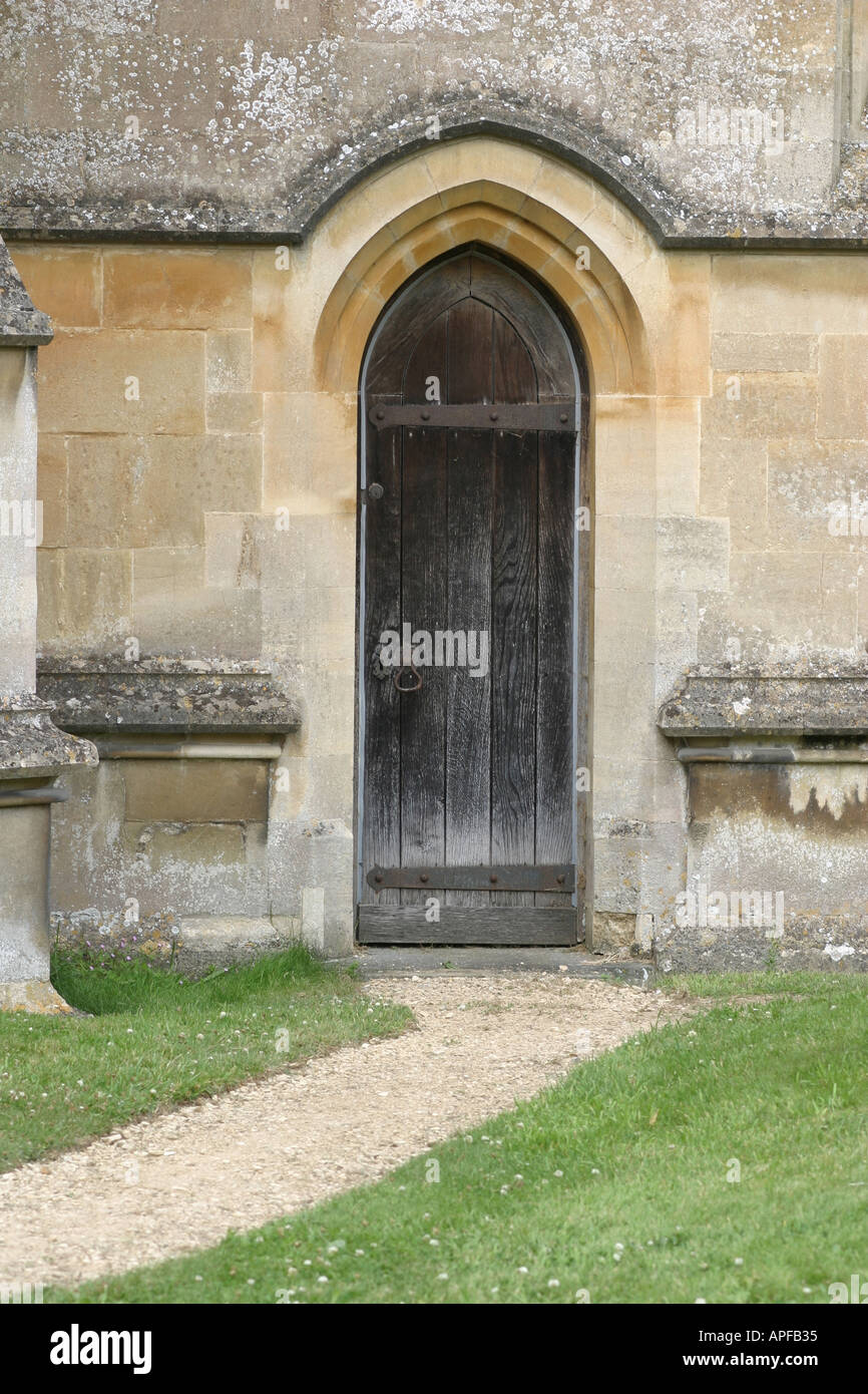 A church side door Stock Photo - Alamy